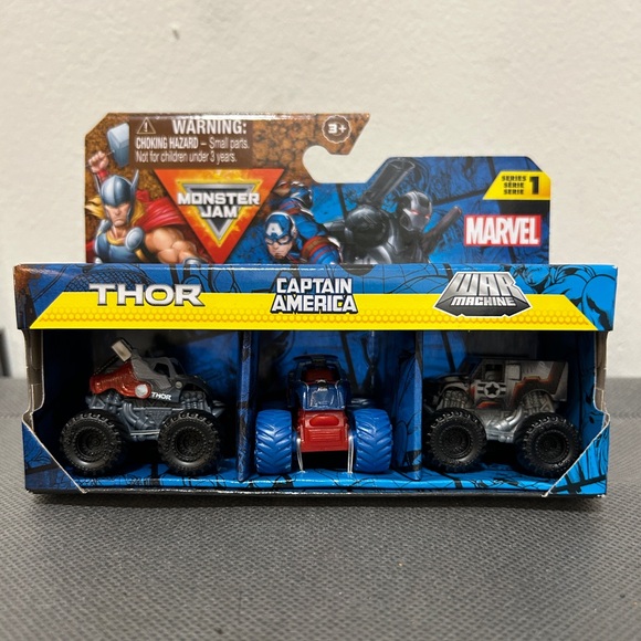 Marvel | Toys | Nwt Marvel Monster Jam Mini Cars | Poshmark